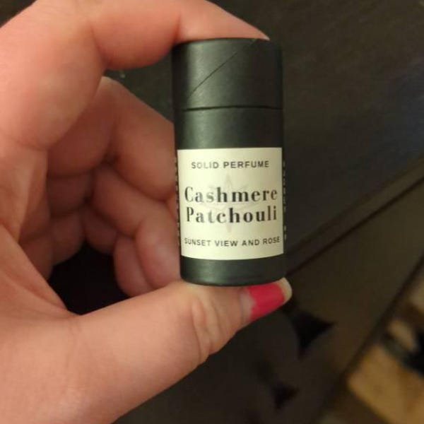 Cashmere Patchouli Solid Perfume | Plum + Pepper + Patchouli Scented Perfume - Etsy