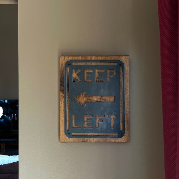 Keep Left Sign USVI St. John - Etsy