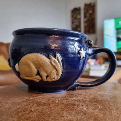 Hand Thrown Slug Pub With Funny Poem 11cm X 7cm Approx - Etsy