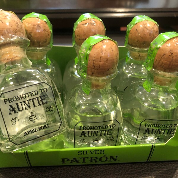 Mini Patron Label, Mini Patron, Tequila Custom Label, Mini Birthday ...