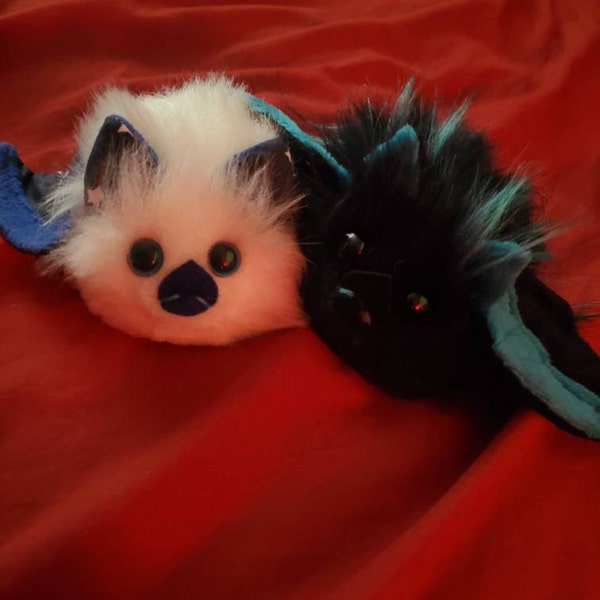 Bat Plush, Fruit Bat, Albino Flying Fox , Halloween Gift Bat Lovers ...