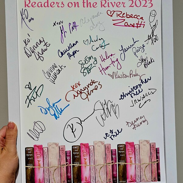 DIGITAL DOWNLOAD Book Poster for Signatures Author Signature, Autograph ...