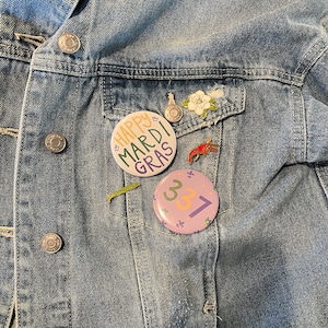 NOLA Circle Enamel Pin, New Orleans - Etsy