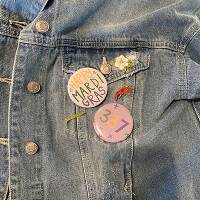 NOLA Circle Enamel Pin, New Orleans - Etsy