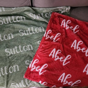 Personalized Blanket for Kids Baby 3 Sizes and 30 Plus - Etsy