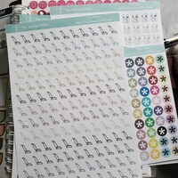 Full Color Coding Budget Label Planner Stickers for Erin Condren, Happy ...