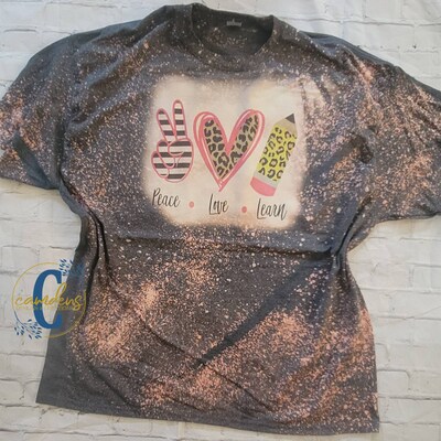 Peace, Love, Learn Svg/png/sublimation/digital Download, Cricut ...