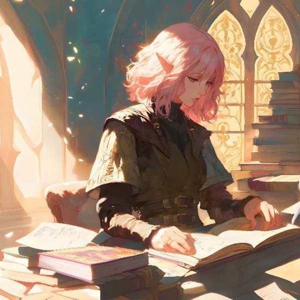 Simple Anime PFP Headshot Original Character Digital Art - Etsy