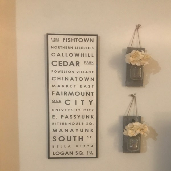 Philadelphia Typography | Philadelphia Neighborhood Print ...