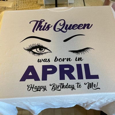 This Queen, April Girl Svg, April Birthday Svg, Lips Svg, Women Born in ...