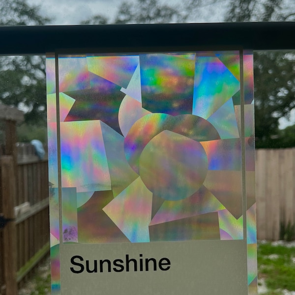 Suncatcher | Sunshine Sun Catcher Window Sticker | Cancer Research ...
