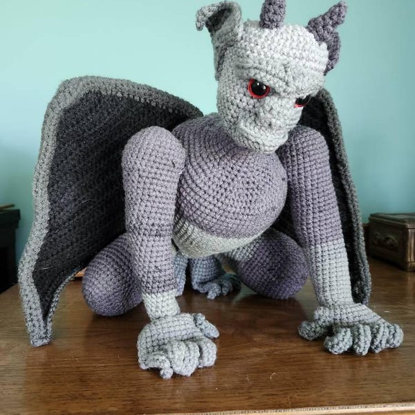 Gargoyle Crochet Pattern - Etsy