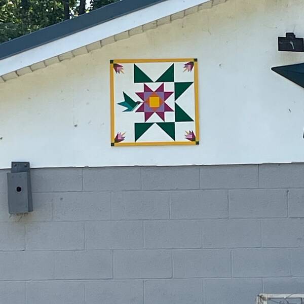 Large 3x3 Barn Quilt-enter Number Code From 2x2 Quilt Pattern Under ...