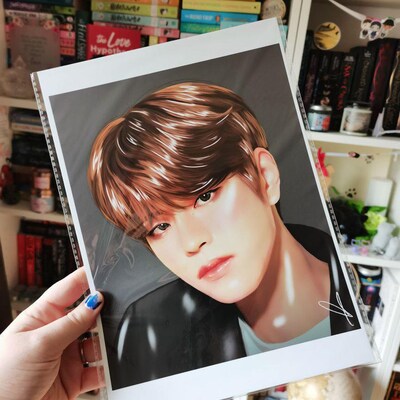 Lee Know From Stray Kids Original K-pop Fanart Print - Etsy