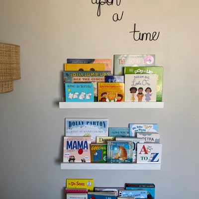 Story Time Sign for Nursery Nursery Bookshelf Decor Wire - Etsy