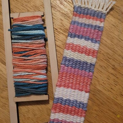 Rainbow Macrame Frame Macrame Ornament Wood Macrame Loom - Etsy