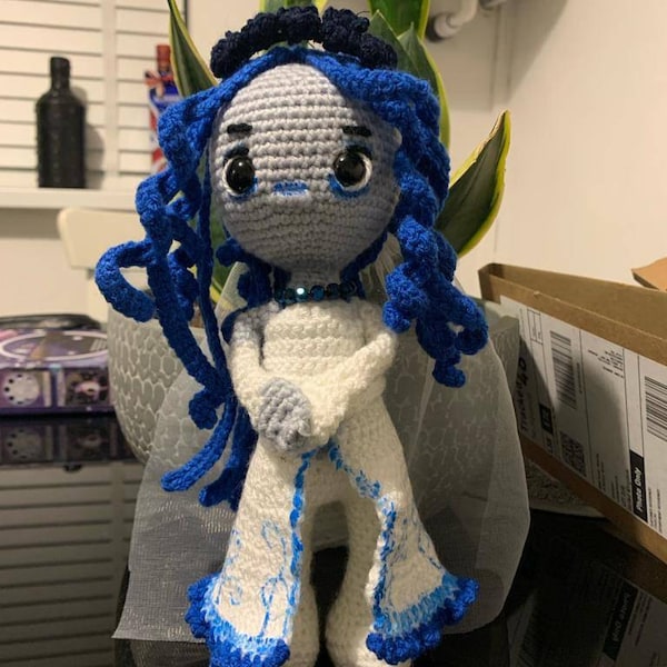 Crochet Pattern / Emily Amigurumi / Corpse Bride / Pdf - Etsy