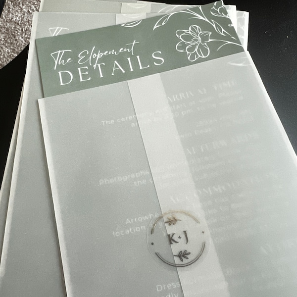 Invitation Seal Sticker, Invited Wedding Stickers, Minimalist Foil ...