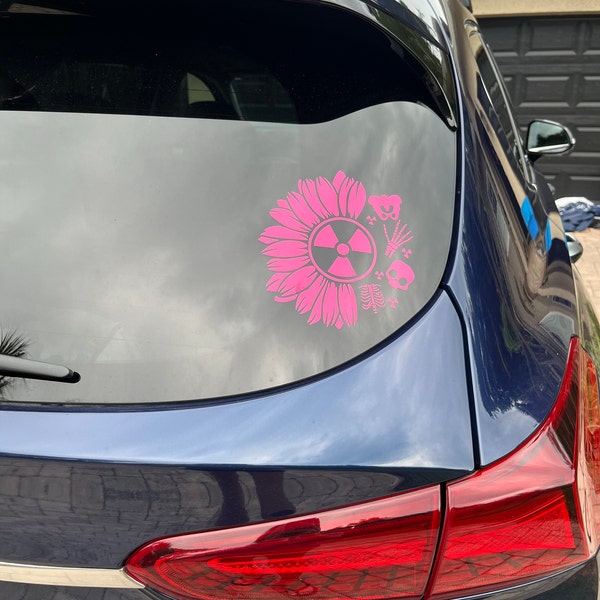 Radiation Symbol Mandala Glossy Sticker, Rad Tech, Radiologic ...