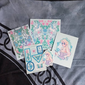 Cottage Core Sticker Sheet - Etsy