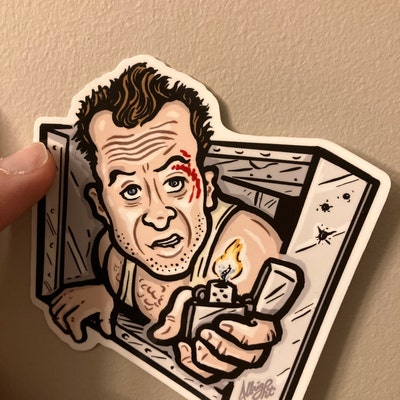 Yippee Kiy-air Vent John Mcclane Die Hard Sticker Decal - Etsy