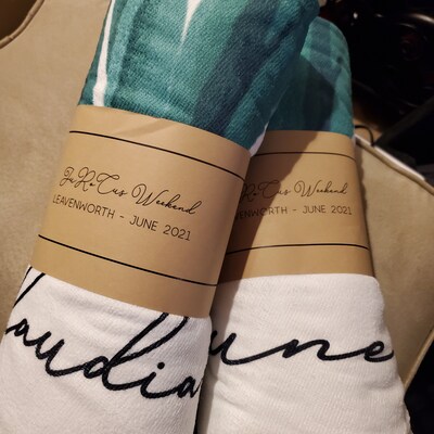 Extra Long Kraft Labels to Wrap Your Own Favors With EB3332P - Etsy