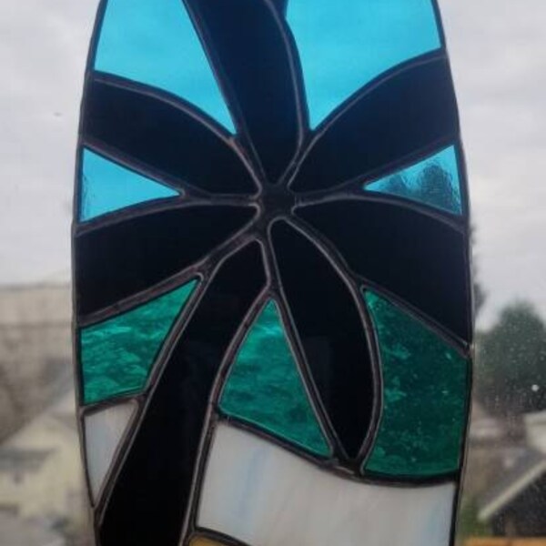 PATTERN • Sunburst Panel Stained Glass Pattern • Digital Download ...