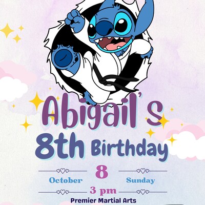 Stitch Karate SVG, Karate Svg, Black Belt Svg, - Etsy