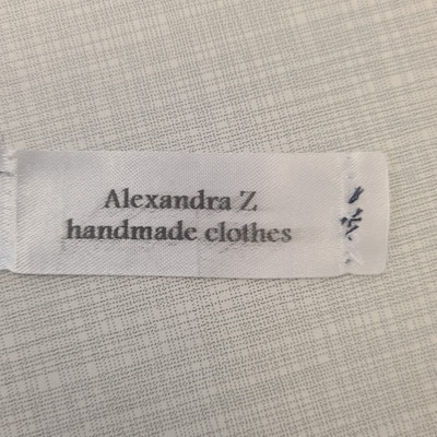 Personalised Satin Sew on Name Labels 7cm X 2cm - Etsy