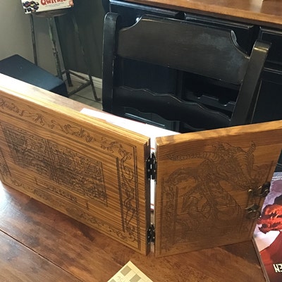 Dungeon Master Screen Wooden RPG Screen Gift Dnd Gift Table Top Games ...