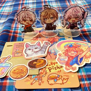 Demon Chibi Anime Characters Sticker Set Waterproof Laminated - Etsy UK