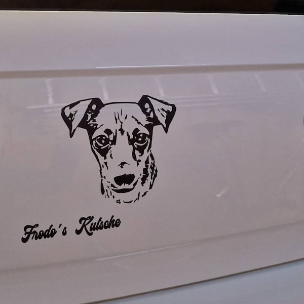 Aufkleber Auto Hund Selbst Gestalten