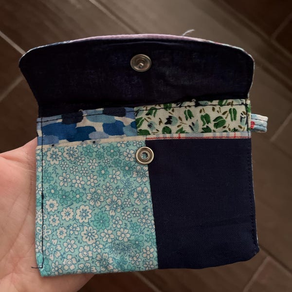 Small Quilted Card Wallet, Card Purse - Etsy