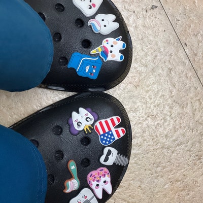 Dental Themed Shoe Charms. Teeth Charms. Tooth Charms. Dental Hygienist ...