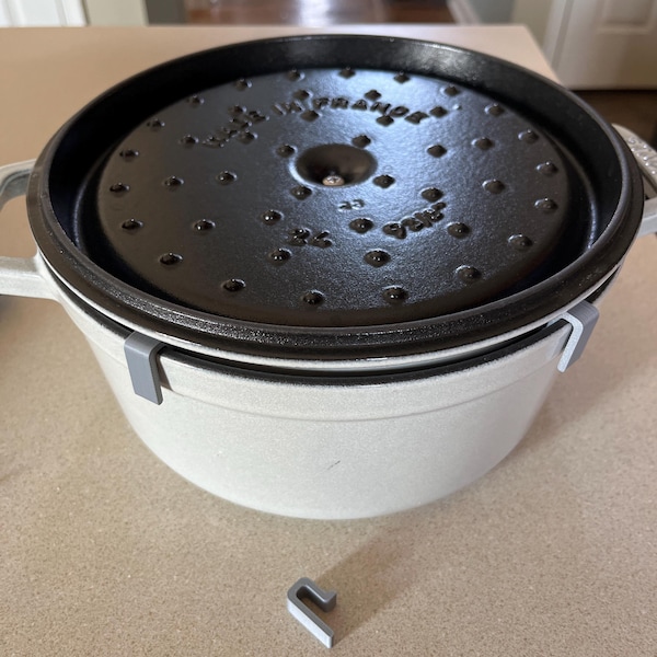 Dutch Oven Lid Protector Clips Set of 6 Fits LE CREUSET STAUB ...