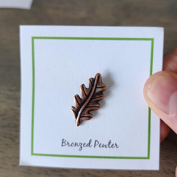 Copper Oak Leaf Lapel Pin CC485C Nature, Hiking, Tree, and Foliage Pins ...