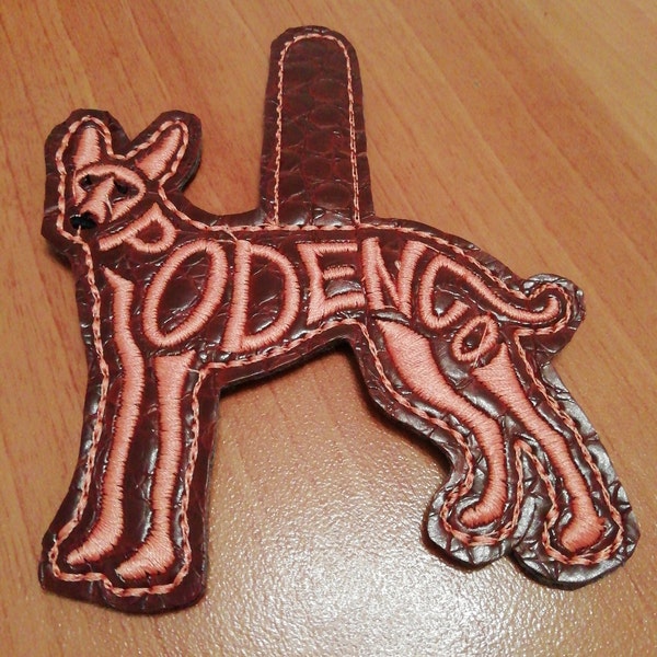 Embroidery Design Digitized Podenco Text Fill Keychain 4 X 4 - Etsy