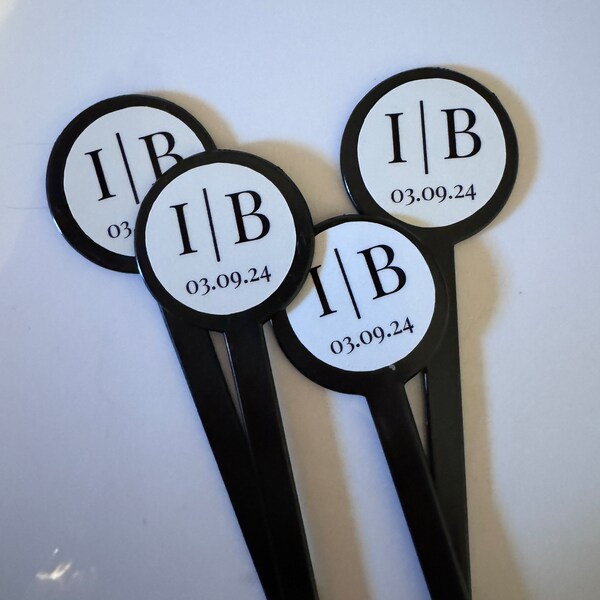Custom Stir Stick Stickers for Cocktail Drink Stirrers | Personalized ...