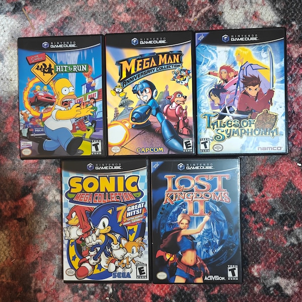 NINTENDO GAMECUBE Custom Replacement Game Storage Case and Art, 100's ...