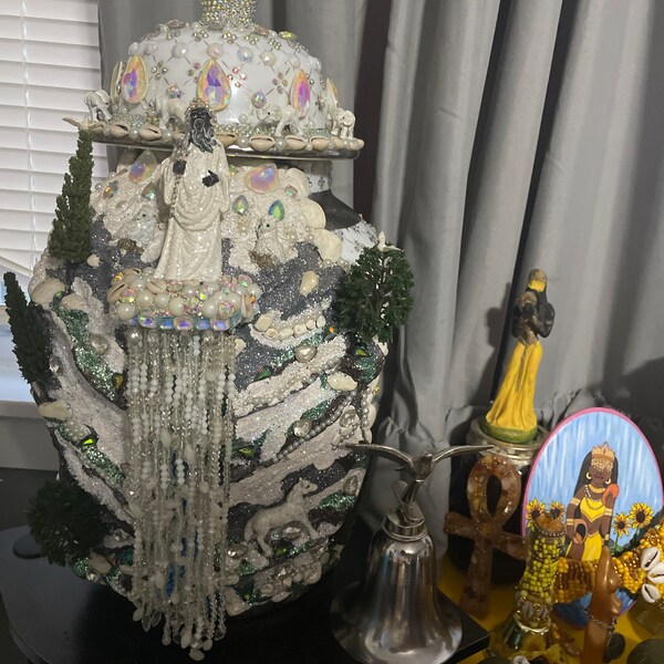 Orisa Yemoja Pot. Orisha Yemaya Sopera Calderón Tibon - Etsy