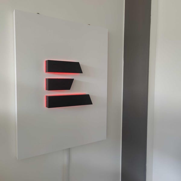 Metal Signage, Silver Sign, Custom Metal Logo, Stainless Steel, Laser ...