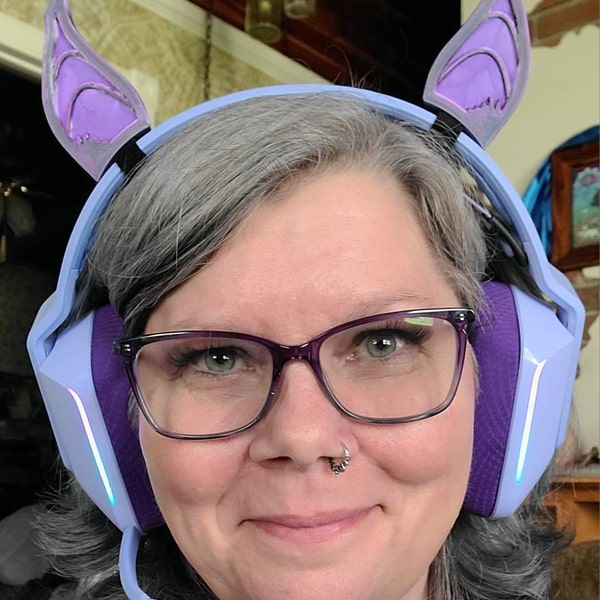 Bat Ears for Headphones - Bat Ear Attachments - Cosplay Headband Ears ...