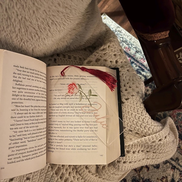 Personalized Photo Bookmark, Engagement Keepsake Bookmark, Acrylic ...