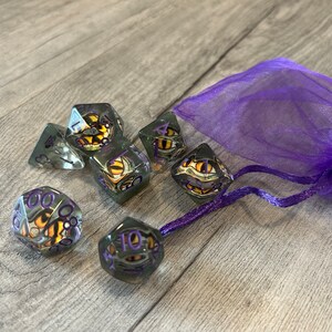 Wheat Dnd Dice Set Polyhedral Dice D&D Dice Dungeons and - Etsy