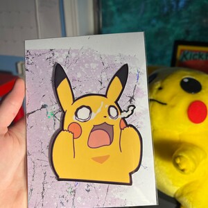 Pikachu Charizard Vinyl Sticker : - Etsy