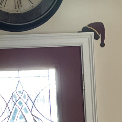 Christmas Door Topper, Christmas Lights Wooden Decor, Wooden Holiday ...