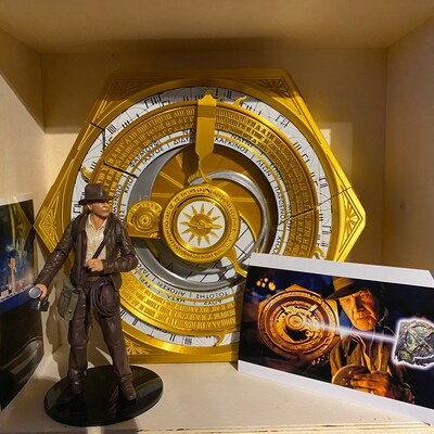 Dial of Destiny Indiana Jones Prop Replica Articulating Archimedes Dial ...