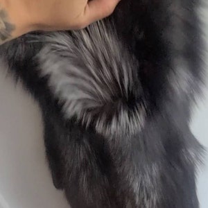 Tanned Silver Fox Hides - Etsy