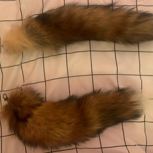 Choose Your Own, Real Fur Red Fox Tail Keychain With Swivel Clasp ...