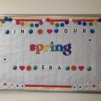 Welcome Back to School Bulletin Board Kit Retro Rainbow Classroom Decor ...